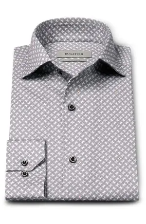 Bugatchi Devon Ooohcotton® Print Button-up Shirt