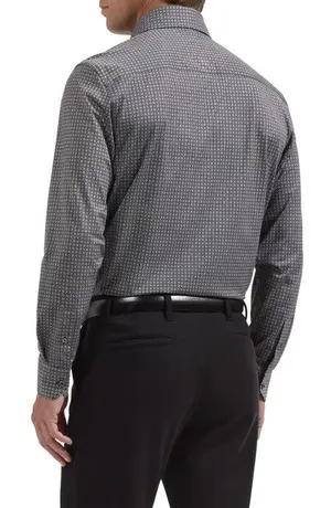 Bugatchi Devon Ooohcotton® Print Button-up Shirt
