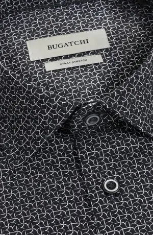 Bugatchi James Ooohcotton® Geo Print Button-up Shirt