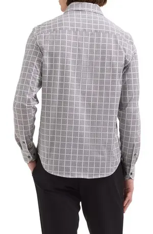 Bugatchi James Ooohcotton® Grid Button-up Shirt