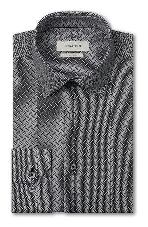 Bugatchi James Ooohcotton® Geo Print Button-up Shirt