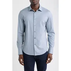 Bugatchi James James Ooohcotton Performance Shirt - Slate