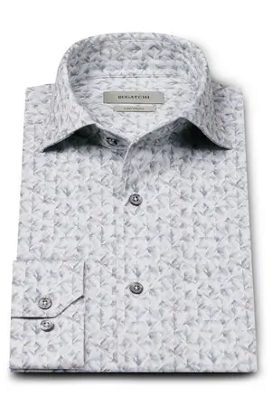 Bugatchi Devon Ooohcotton® Print Button-up Shirt