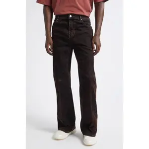 Amiri Flocked Ma Fit Jeans - Husk