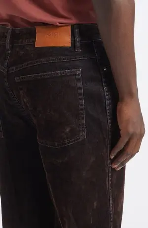 Amiri Flocked Ma Fit Jeans