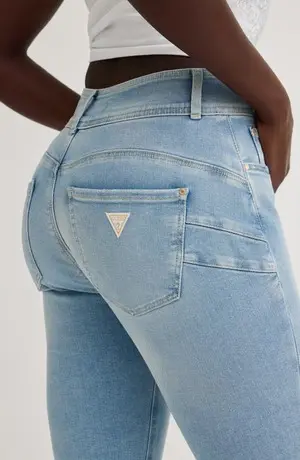 Guess Shape Up High Waist Ankle Skinny Jeans