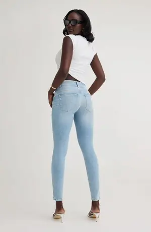 Guess Shape Up High Waist Ankle Skinny Jeans