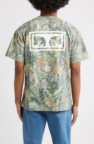 Obey Eyes 3 Camo Graphic T-shirt