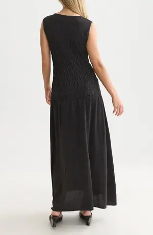 Scotch & Soda Sleeveless Smocked Maxi Dress