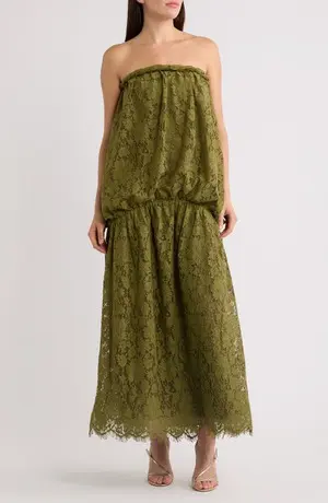Line & Dot Demeter Strapless Maxi Dress