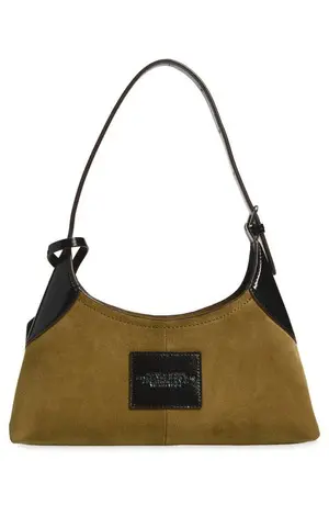 Marc Jacobs Small Suede Belted Sack Bag - Hazelnut