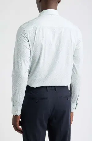 Bugatchi James Ooohcotton® Button-up Shirt - Seafoam