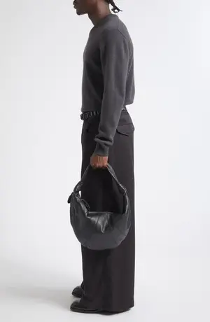 LEMAIRE Fortune Croissant Leather Shoulder Bag