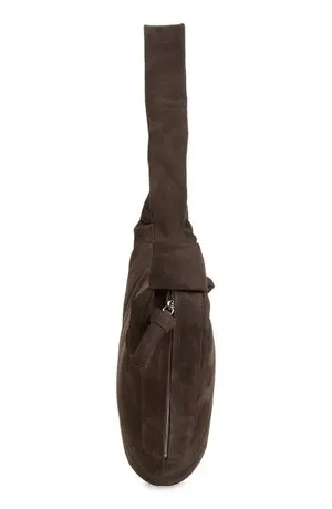 LEMAIRE Fortune Croissant Shoulder Bag - Dark Chocolate