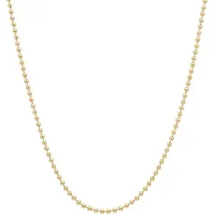 Sara Weinstock 18k Gold Bead Chain Necklace - Yellow