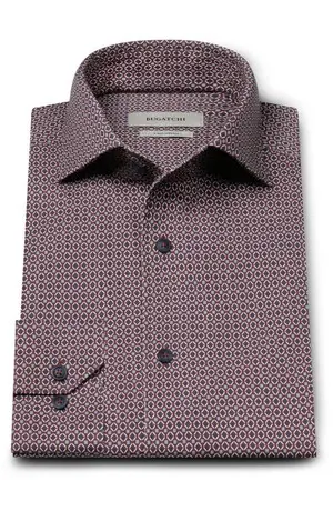 Bugatchi Devon Ooohcotton® Print Button-up Shirt