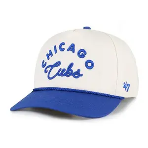 '47 47 Royal Chicago Cubs Rope Script Hitch Adjustable Hat - Natural