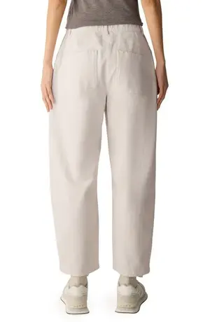Eileen Fisher Arch Stretch Cotton Corduroy Ankle Pants