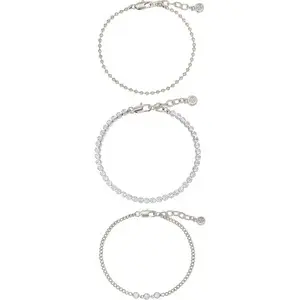 Ettika Set Of 3 Dainty Bracelets