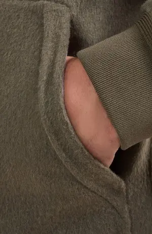 Bugatchi Wool Blend Bomber Jacket