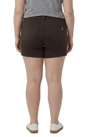 SLINK JEANS Stretch Cotton Blend Shorts
