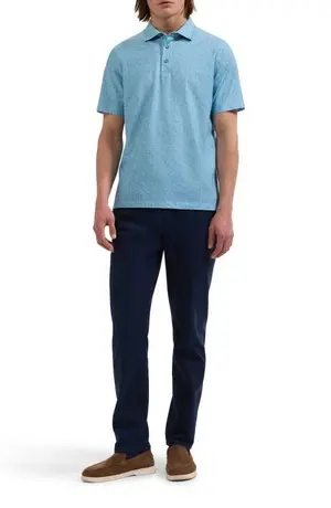 Bugatchi Vidal Ooohcotton® Floral Print Polo