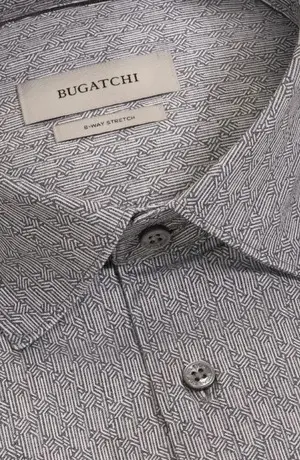 Bugatchi James Ooohcotton Tech Long Sleeve Button Up Shirt