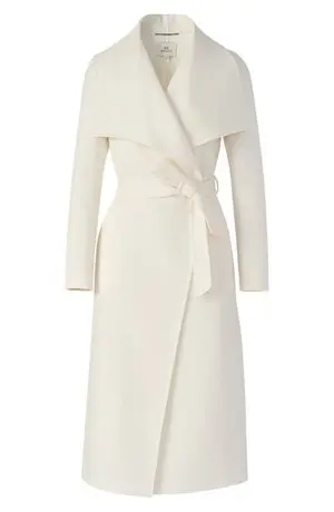 Soia & Kyo Britta Cascade Collar Wool Blend Coat