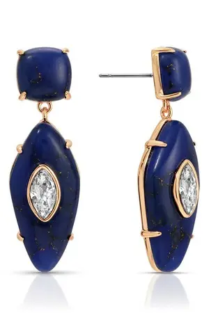 Ettika Desert Stone Drop Earrings