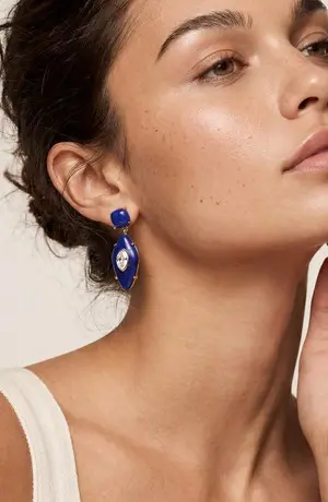 Ettika Desert Stone Drop Earrings