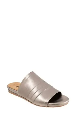 Softwalk Camano 2.0 Slide Sandal - Pewter