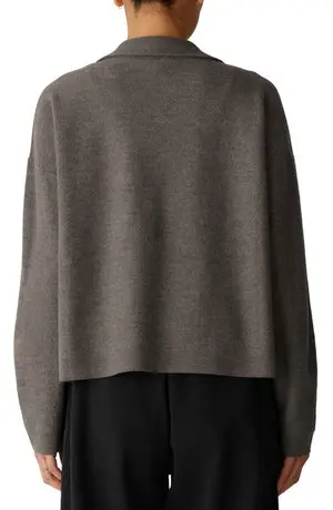 Eileen Fisher Notch Collar Cardigan