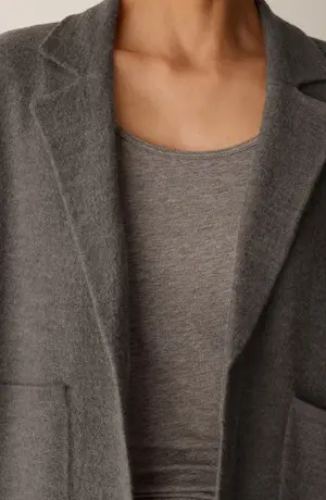 Eileen Fisher Notch Collar Cardigan