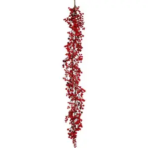 MARK ROBERTS Classic Berry Garland - Red