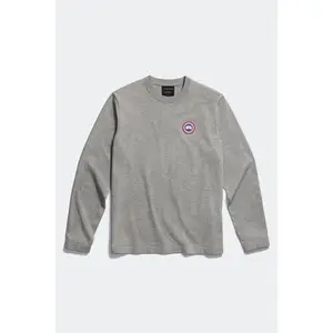 Canada Goose Vantage Long Sleeve T-shirt - Stone Heather