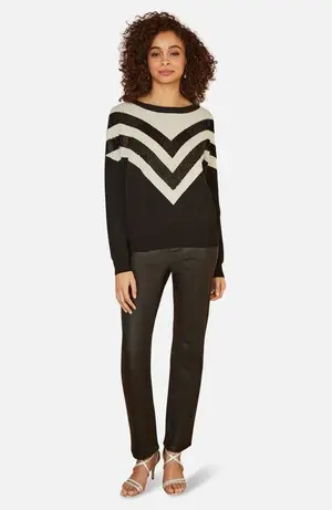 YUMI Sequin Embellished Knitted Jumper