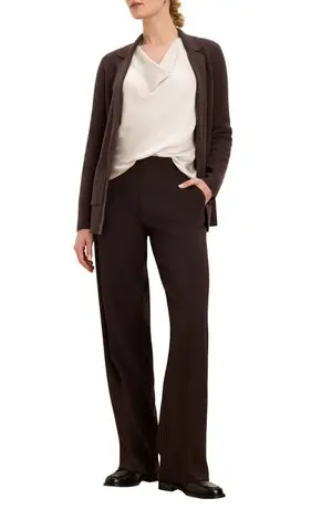 NIC+ZOE Lenox Wide Leg Stretch Twill Pants