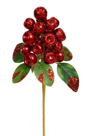 MARK ROBERTS Pod Berry Cluster Pick - Red