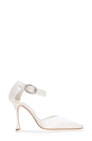 Manolo Blahnik Zutonpla Ankle Strap Pump