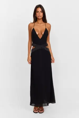 SASHA THERESE Sia Maxi Dress - Black