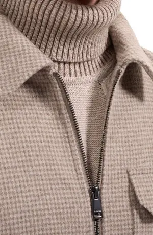 Bugatchi Wool Blend Shirt Jacket