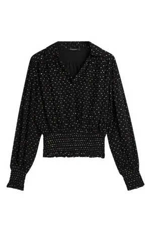 Scotch & Soda Fil Coupé Smocked Top