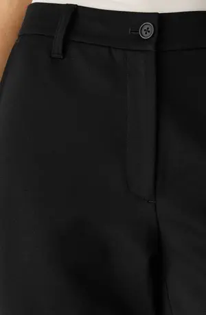 Eileen Fisher High Waist Straight Leg Pants
