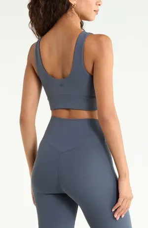 Zella Zen Twist Sports Bra - Navy Armada