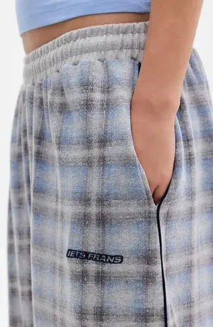 IETS FRANS Harri Cotton Fleece Wide Leg Sweatpants