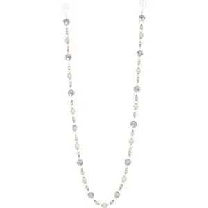 MARK ROBERTS Jeweled Pearl Bead Garland - Clear