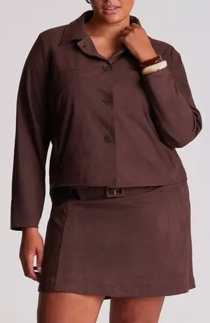 Estelle Button Detailed Outerwear For Women