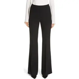 Akris Farrah Stretch Wool Flare Pants
