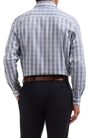 Bugatchi James Ooohcotton® Plaid Button-up Shirt