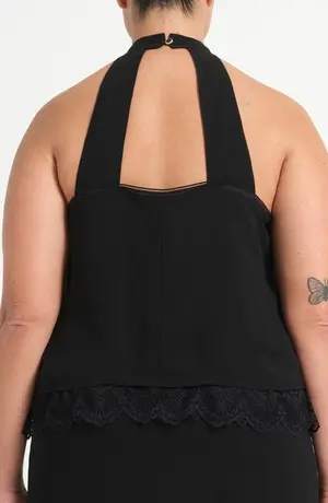 ESTELLE Kali Halter Neck Shell